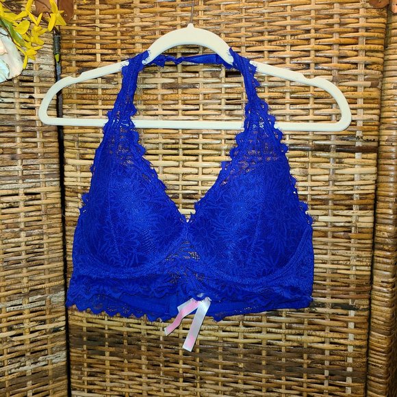 Pink Victorias Secret Intimates And Sleepwear Pink Victorias Secret Halter Style Bra Padded